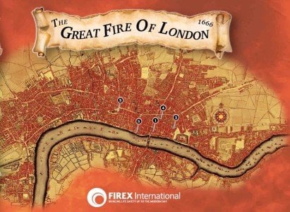 The Great Fire of London Anniversary: a Timeline of Tragedy [Infographic]
