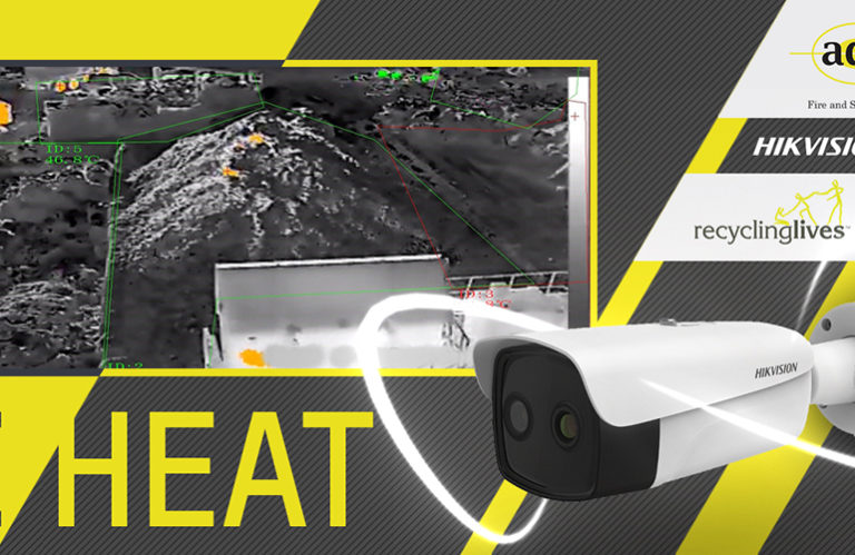 Reducing the fire risk with thermal cameras at a waste management facility