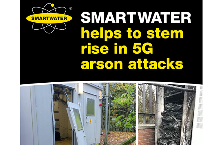SmartWater helps protect against 5G arson attacks