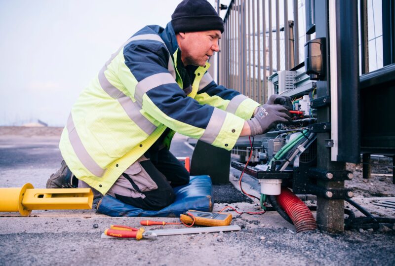 The role of smart technology in monitoring the status of entrance and ...