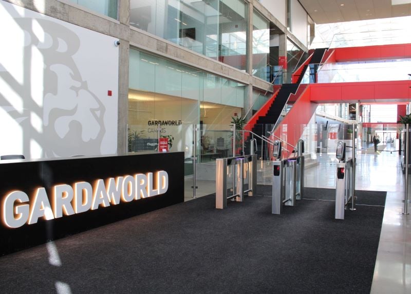 Biometric access control integrated at GardaWorld’s new Montreal headquarters