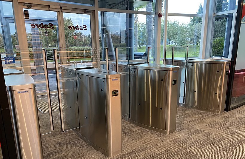 Entrance control upgraded at Sabre Uruguay office