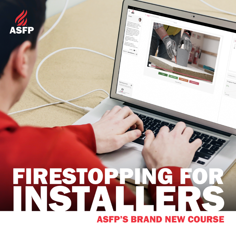 Firestopping training course launched by ASFP for installers